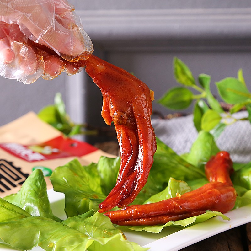 鹅块哥休闲食品鹅掌42g*2袋