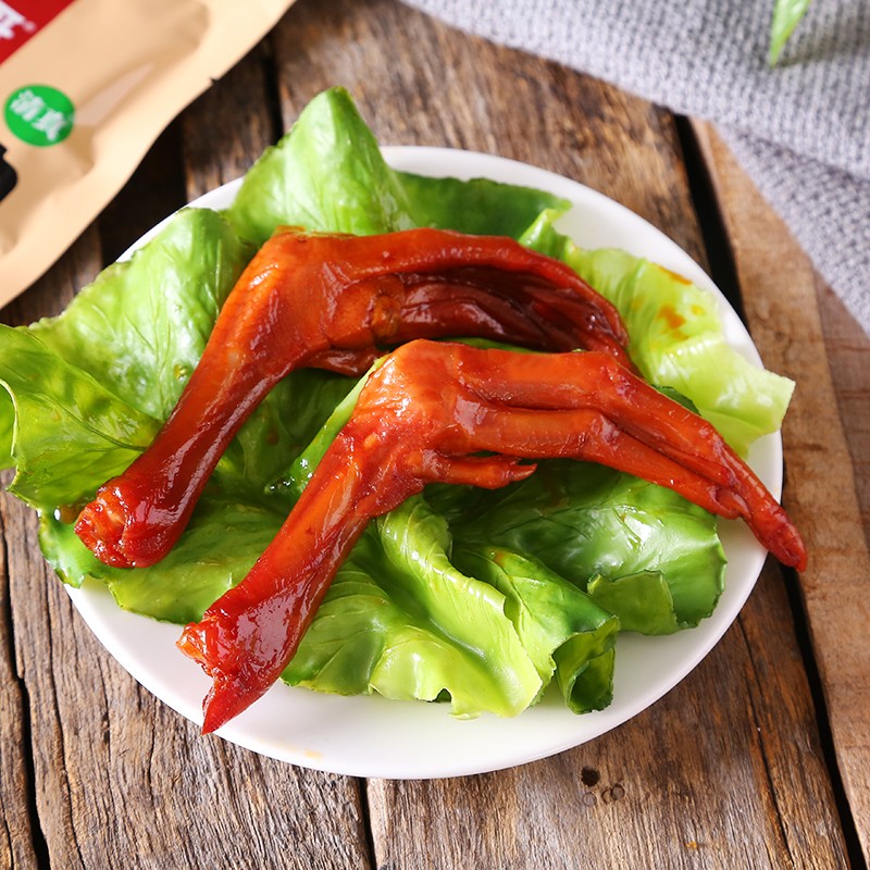 鹅块哥休闲食品鹅掌42g*2袋